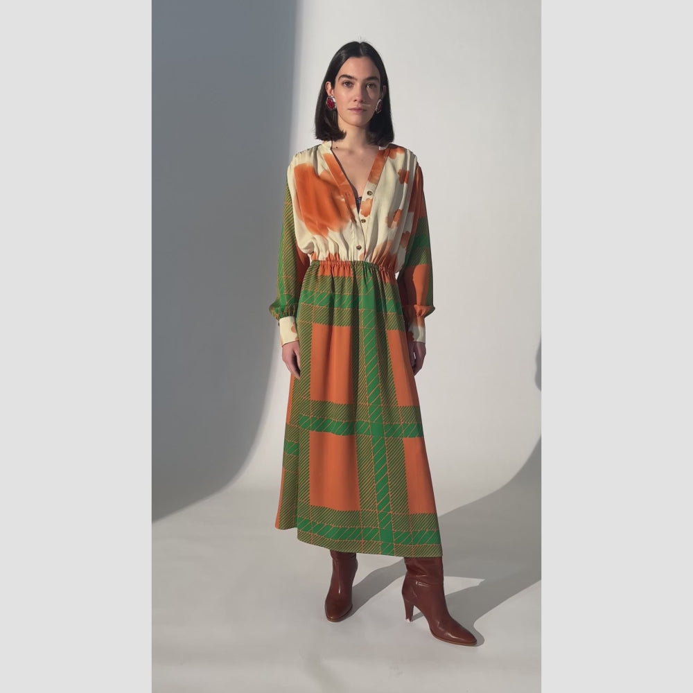 Emma - Silk long dress | Mantero 1902